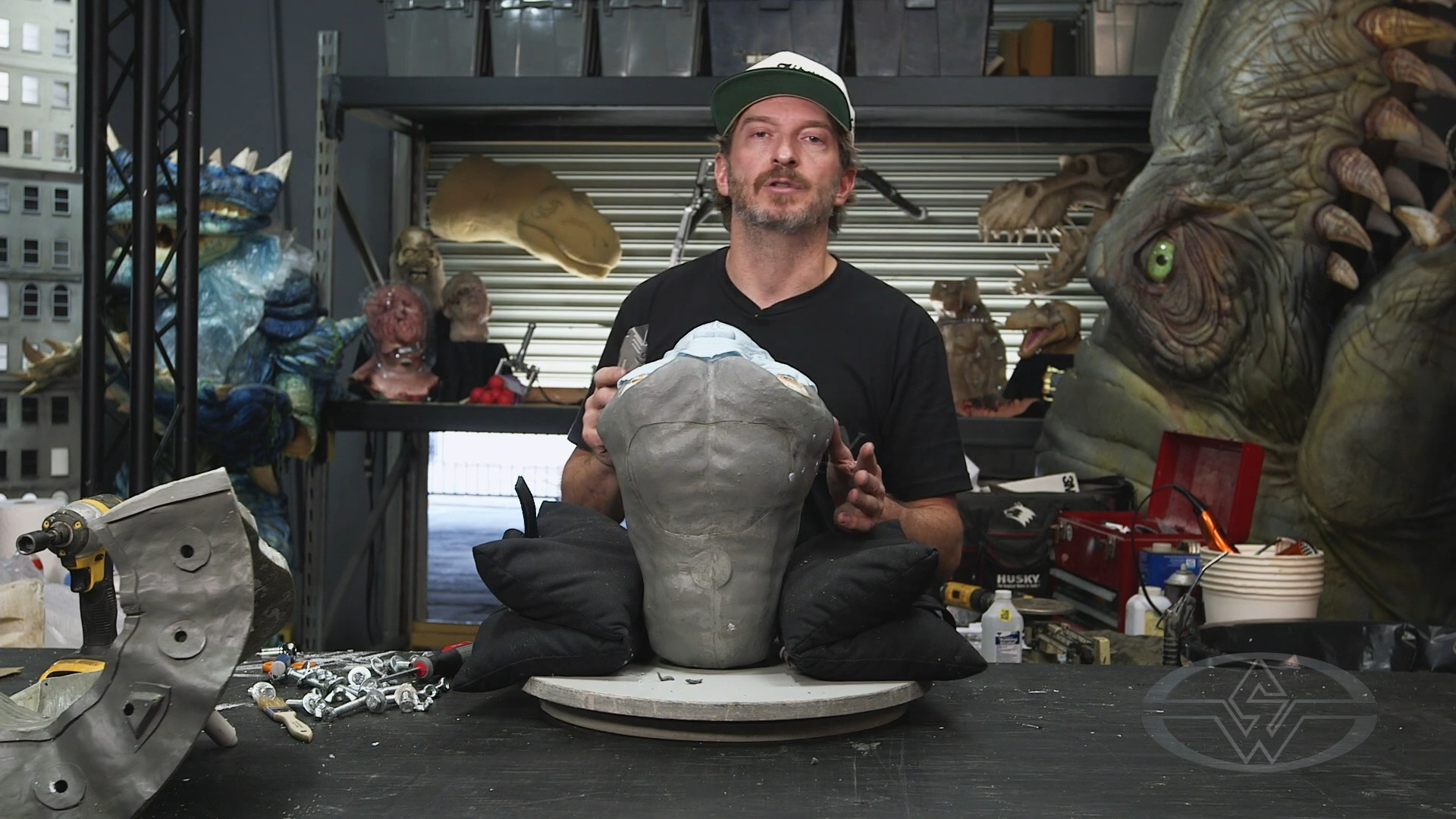 Lab Work for Animatronic Characters - How to Open the Mold & Inspect ...