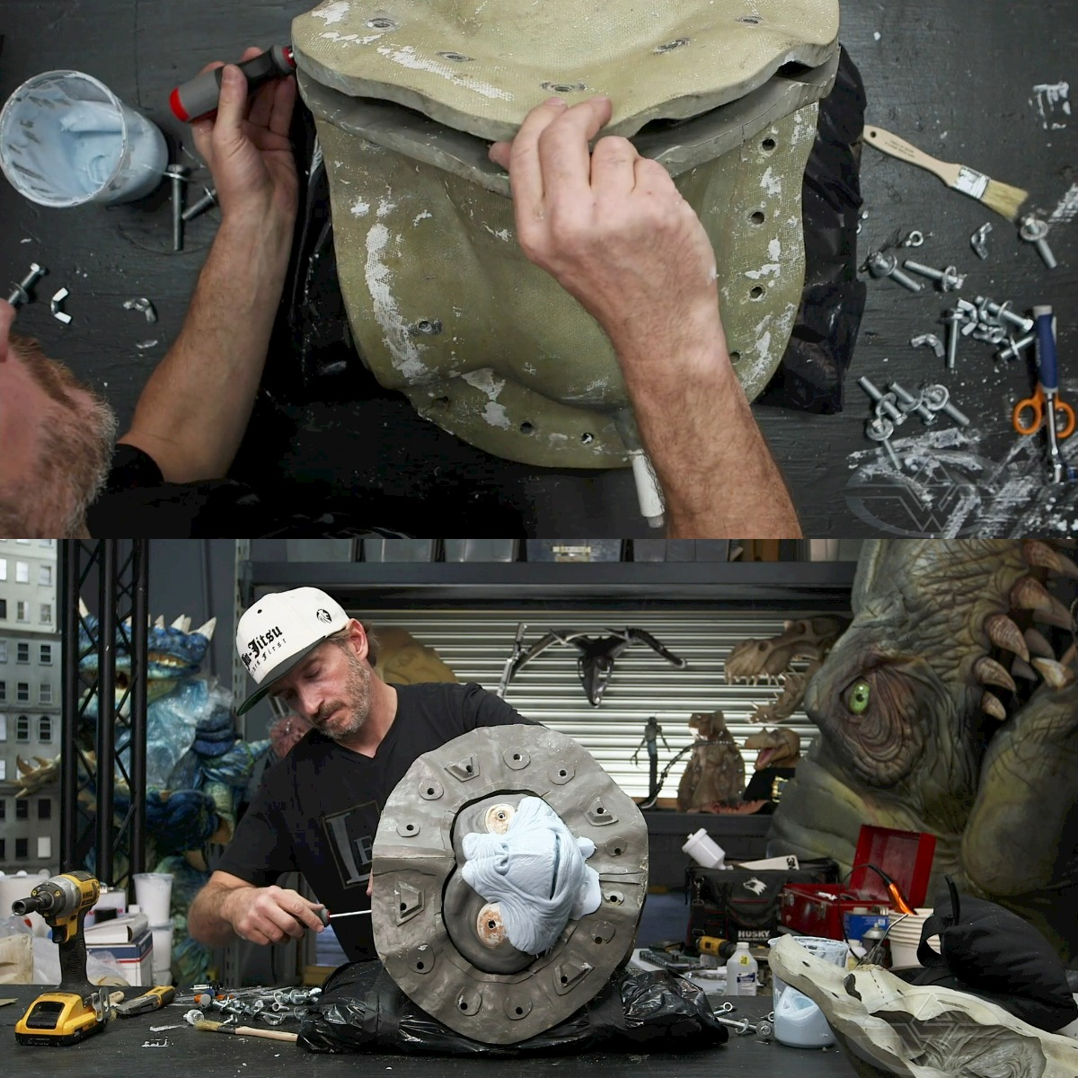 Lab Work for Animatronic Characters - How to Open the Mold & Inspect ...