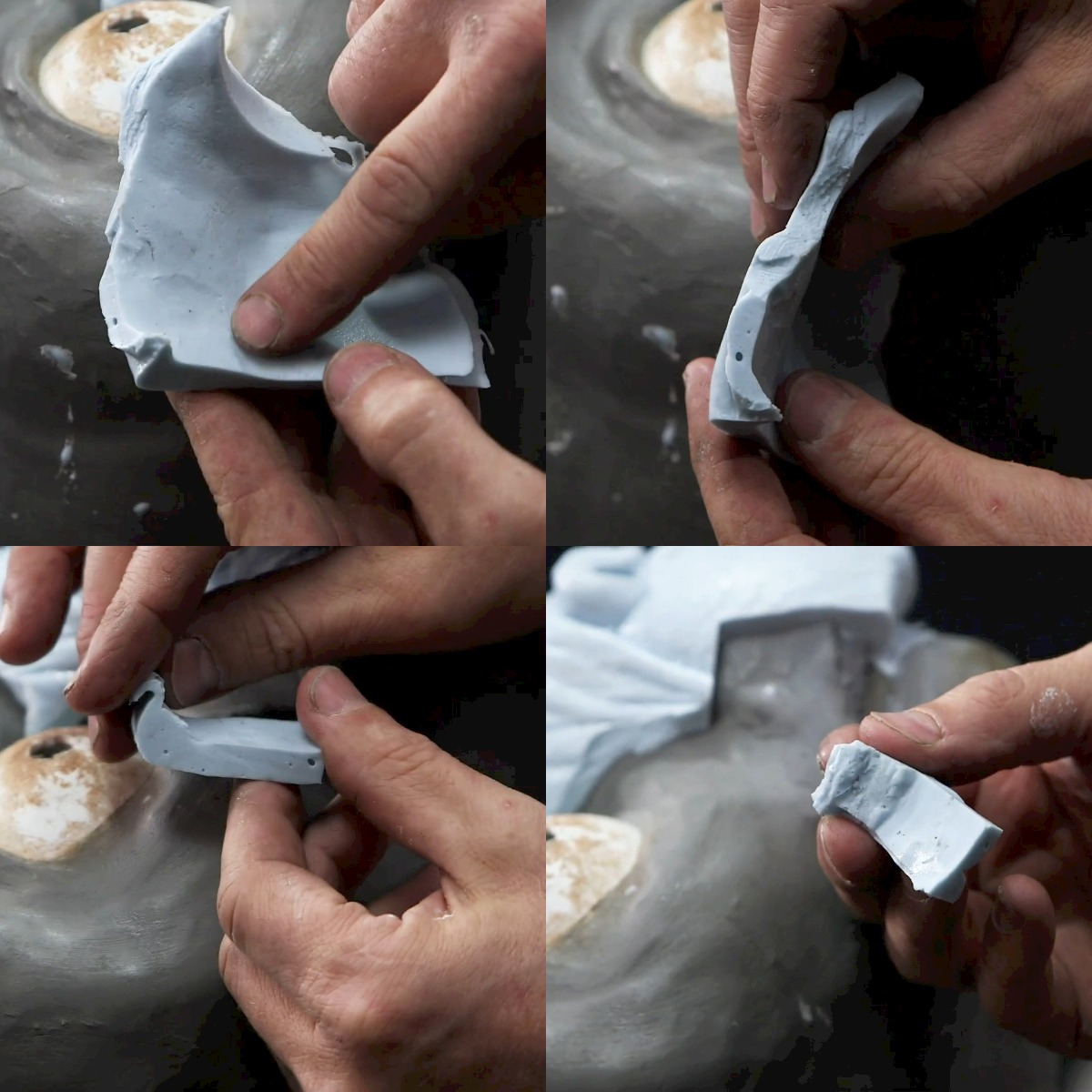 Lab Work for Animatronic Characters - How to Open the Mold & Inspect ...