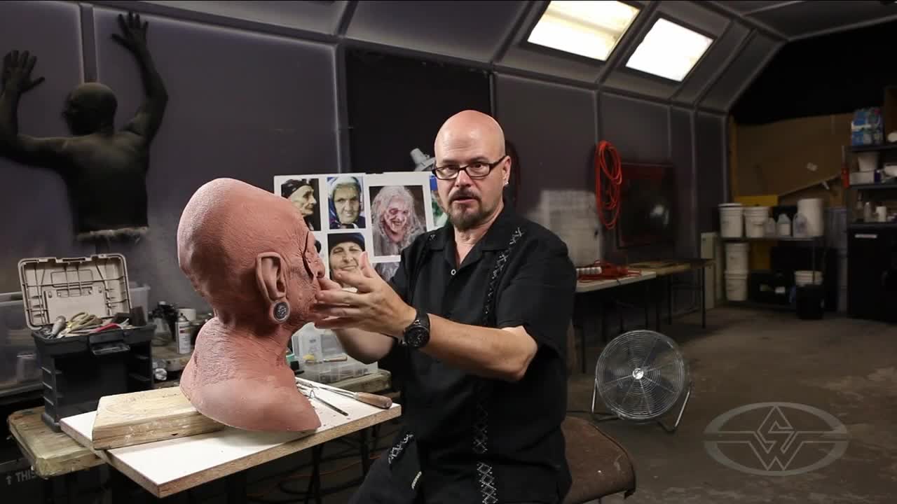How to Sculpt a Character Makeup - Repositioning the Eye | Stan Winston ...