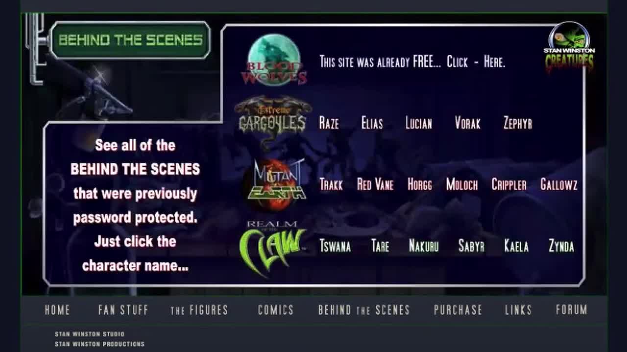 Building the Original Stan Winston Creatures Website | Stan Winston ...