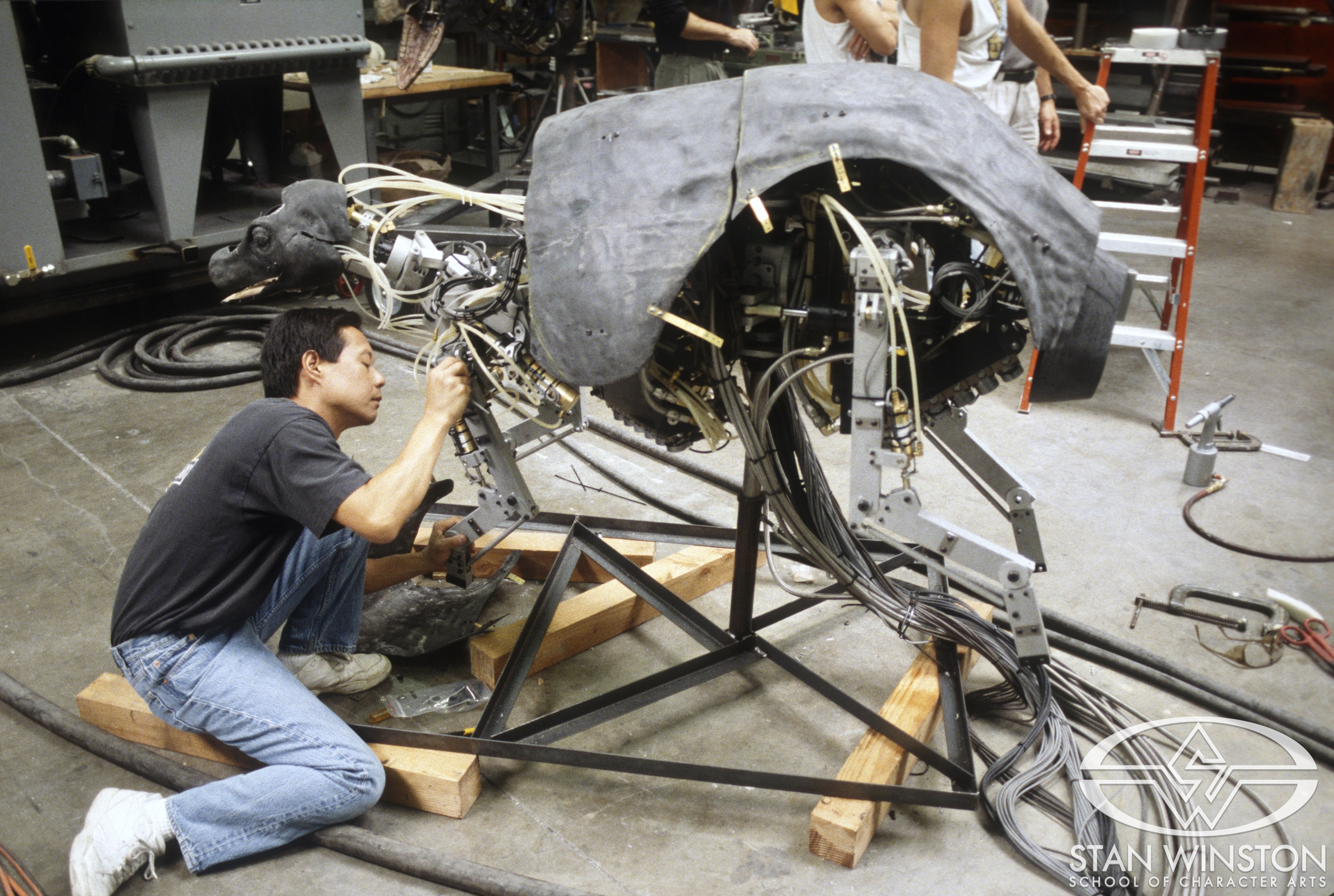 The Adult and Baby Stegosaurus of The Lost World: Jurassic Park (1997 ...