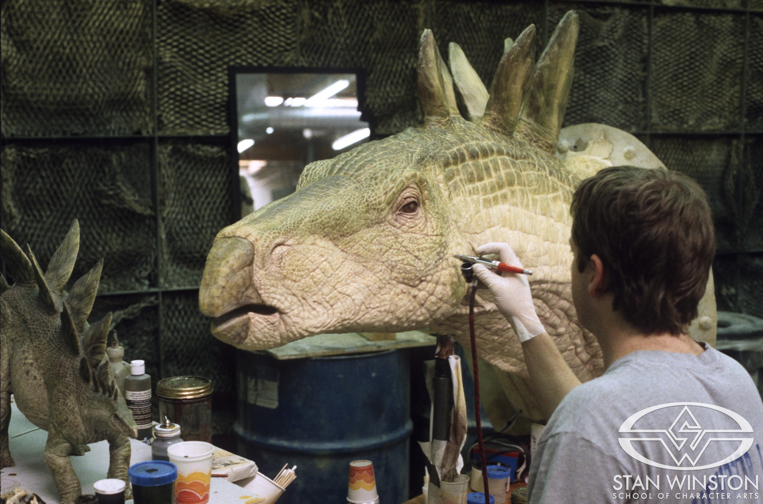 The Adult and Baby Stegosaurus of The Lost World: Jurassic Park (1997 ...