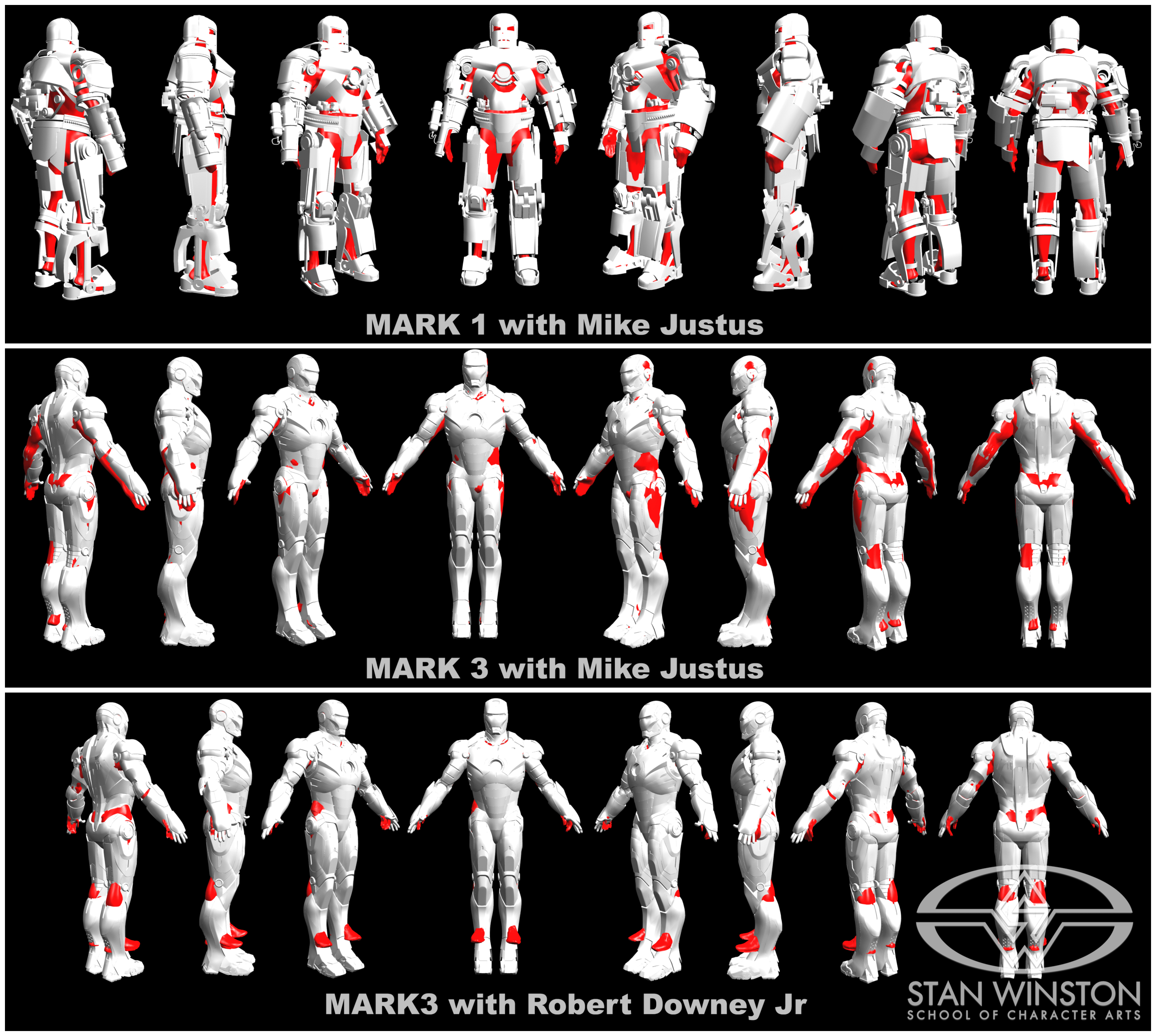 Building Iron Man Suits for Iron Man | Stan Winston School of Character ...