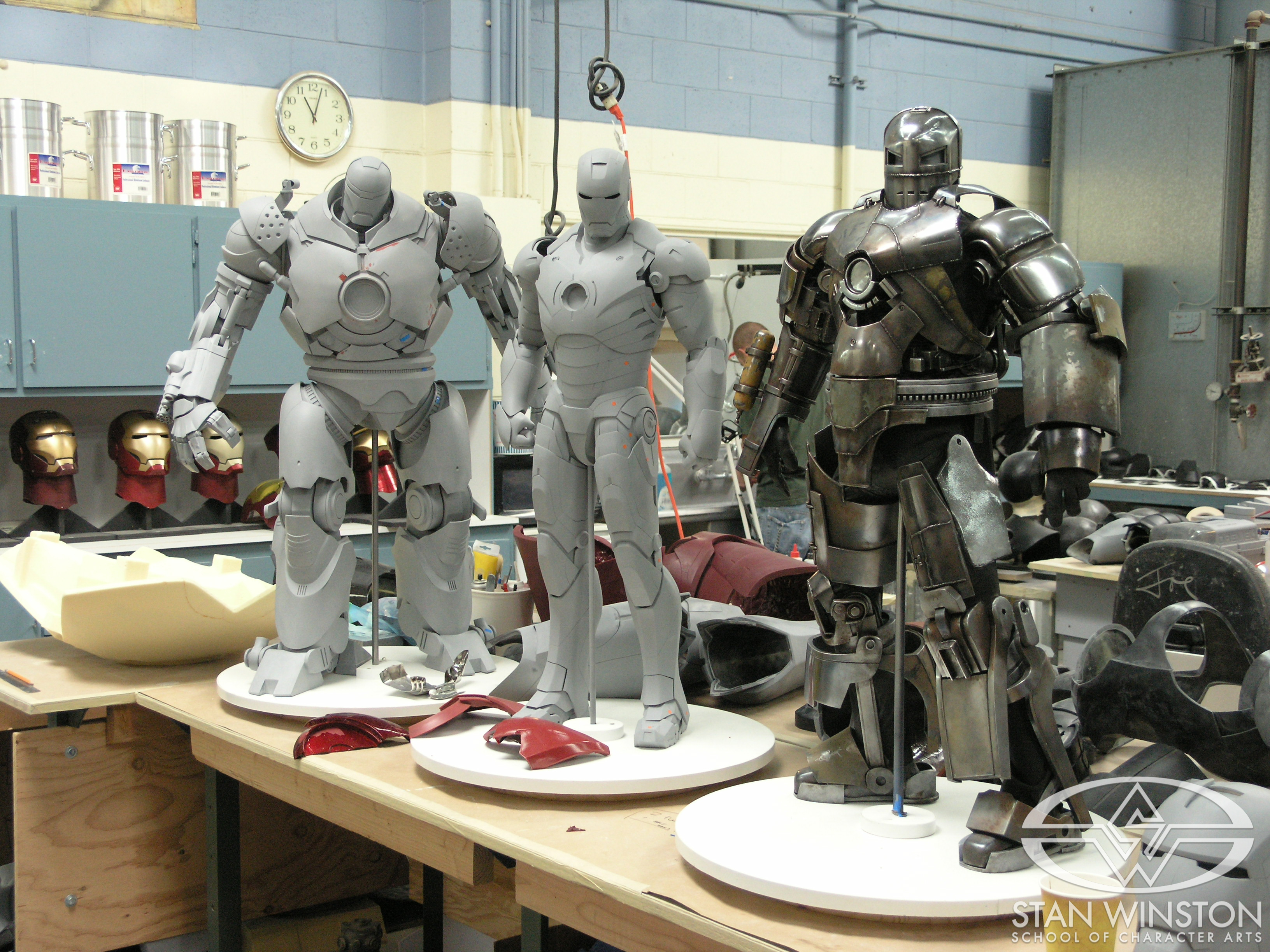 Building Iron Man Suits for Iron Man | Stan Winston School of Character ...