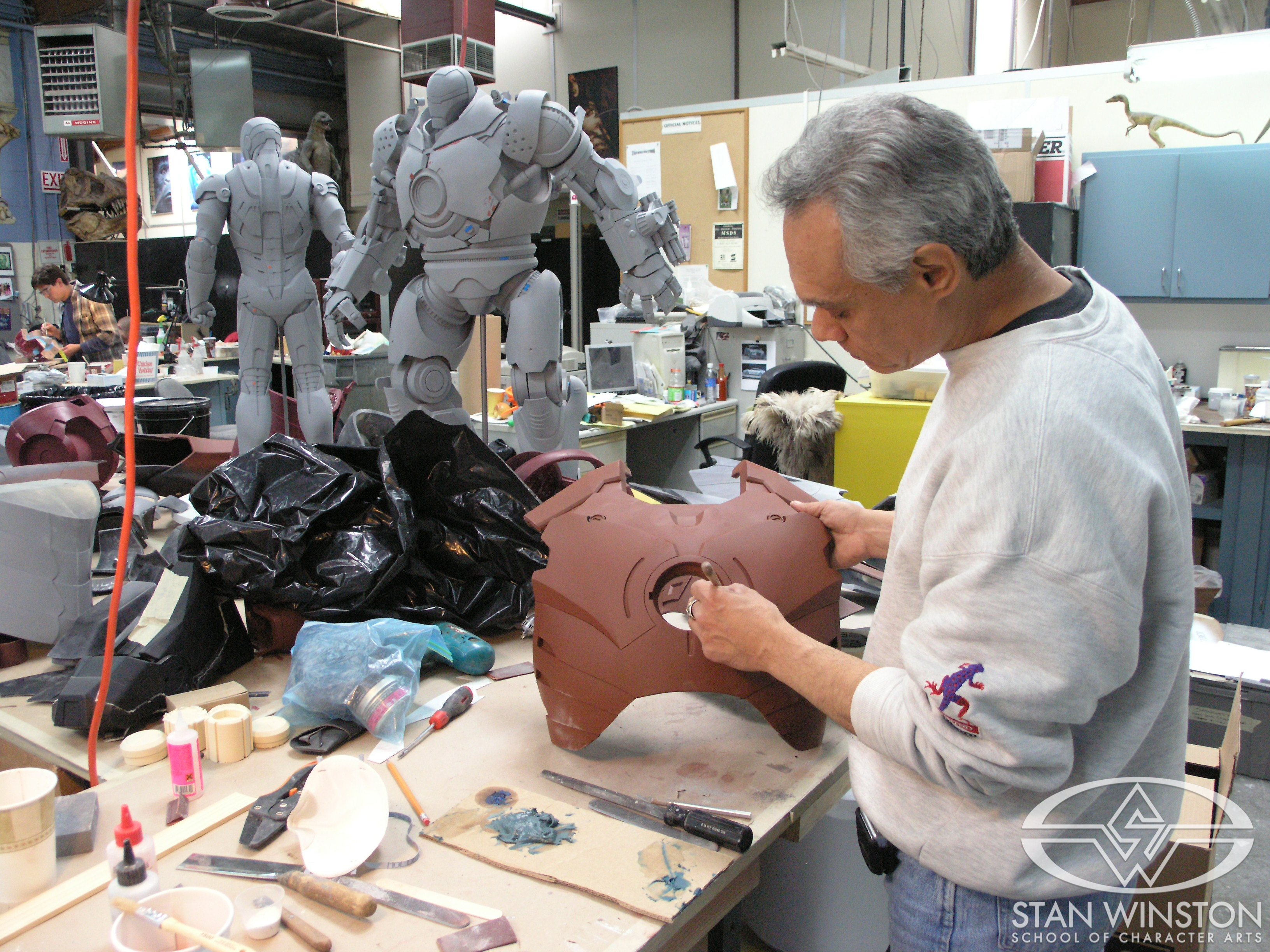 Building Iron Man Suits for Iron Man | Stan Winston School of Character ...