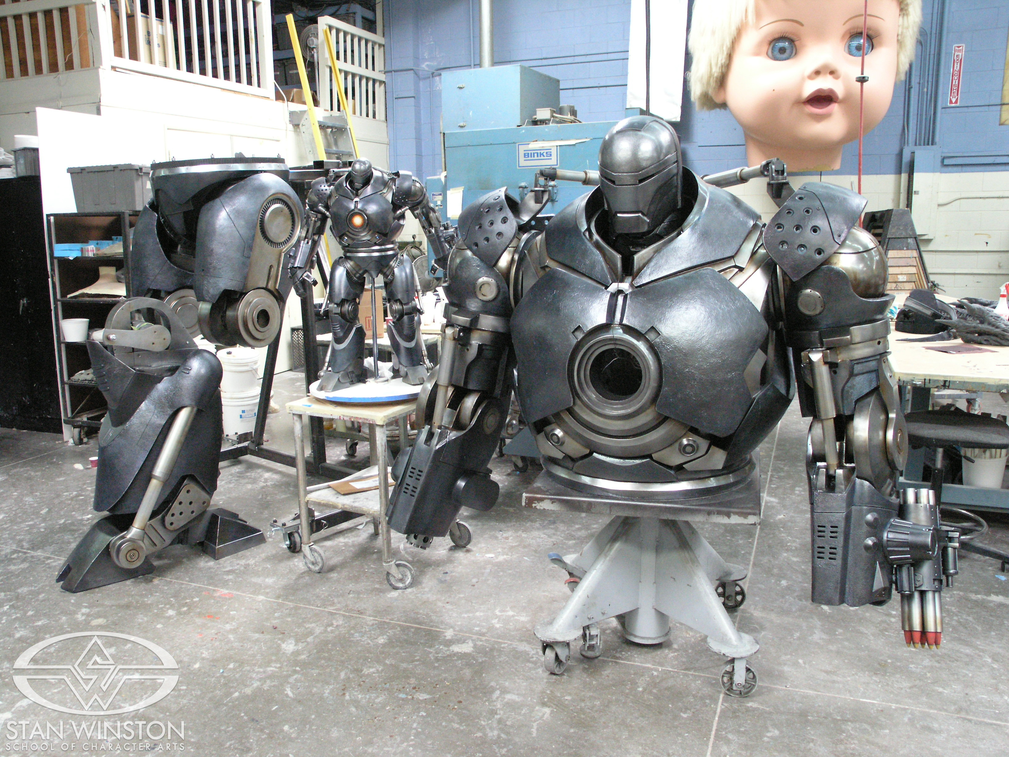 Building Iron Man Suits for Iron Man | Stan Winston School of Character ...