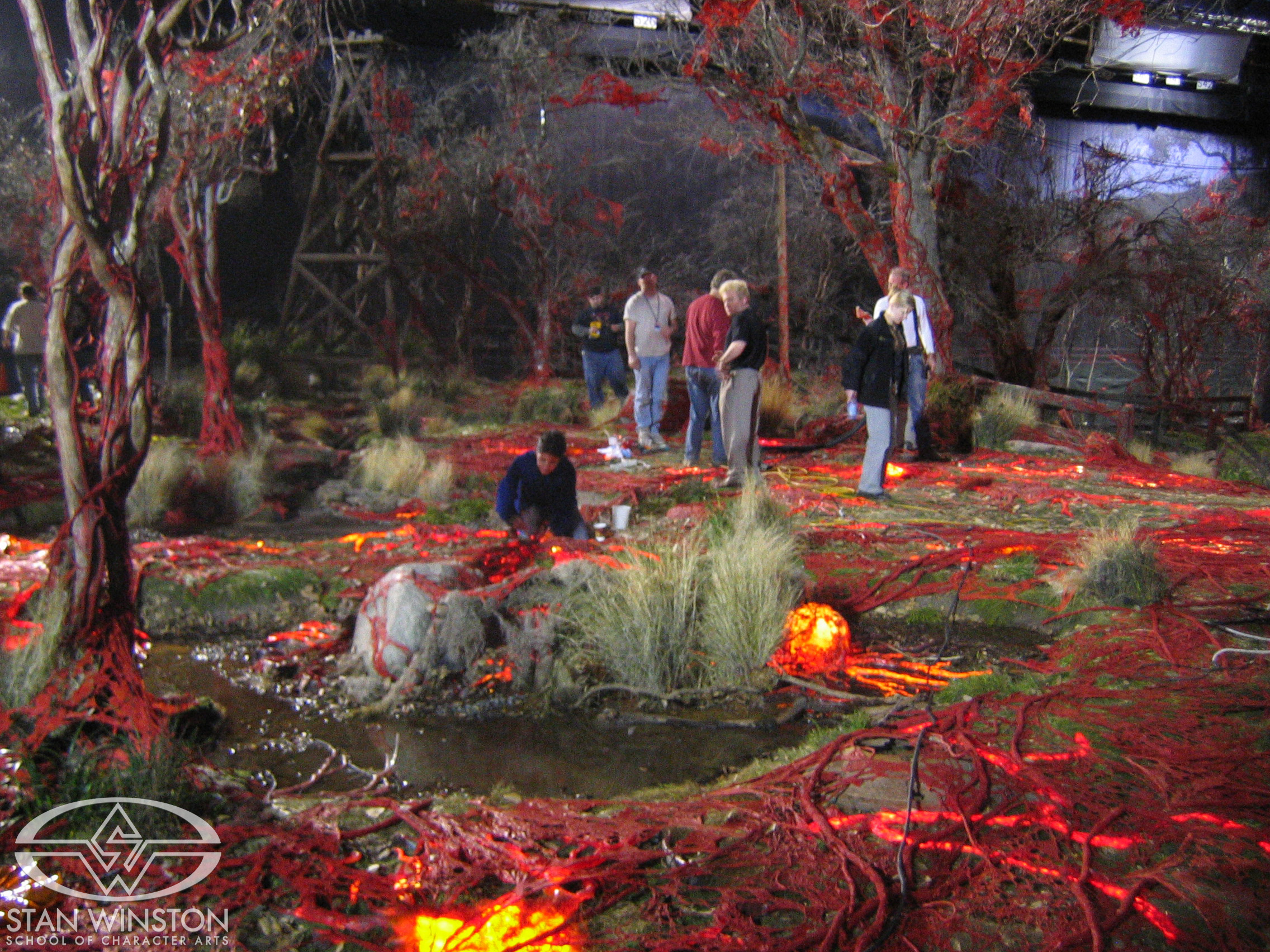 War of the Worlds: Creating the Alien Red Weeds & Pods at Stan Winston ...