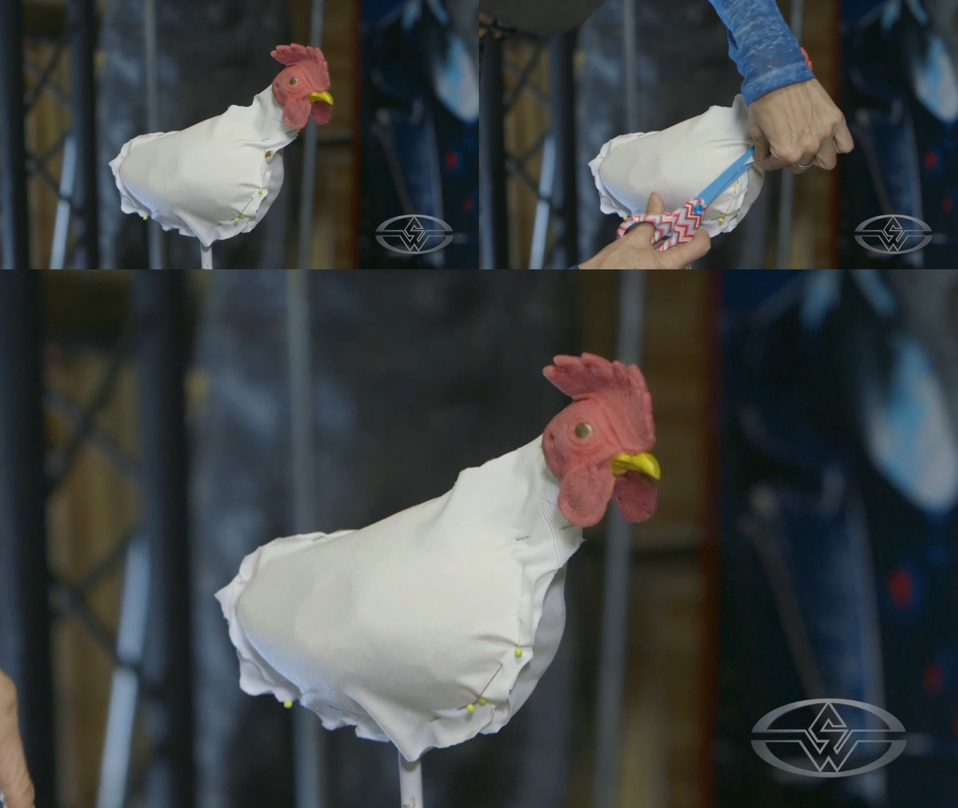 How to Drape a Sock Over Your Chicken Form | Stan Winston School of ...
