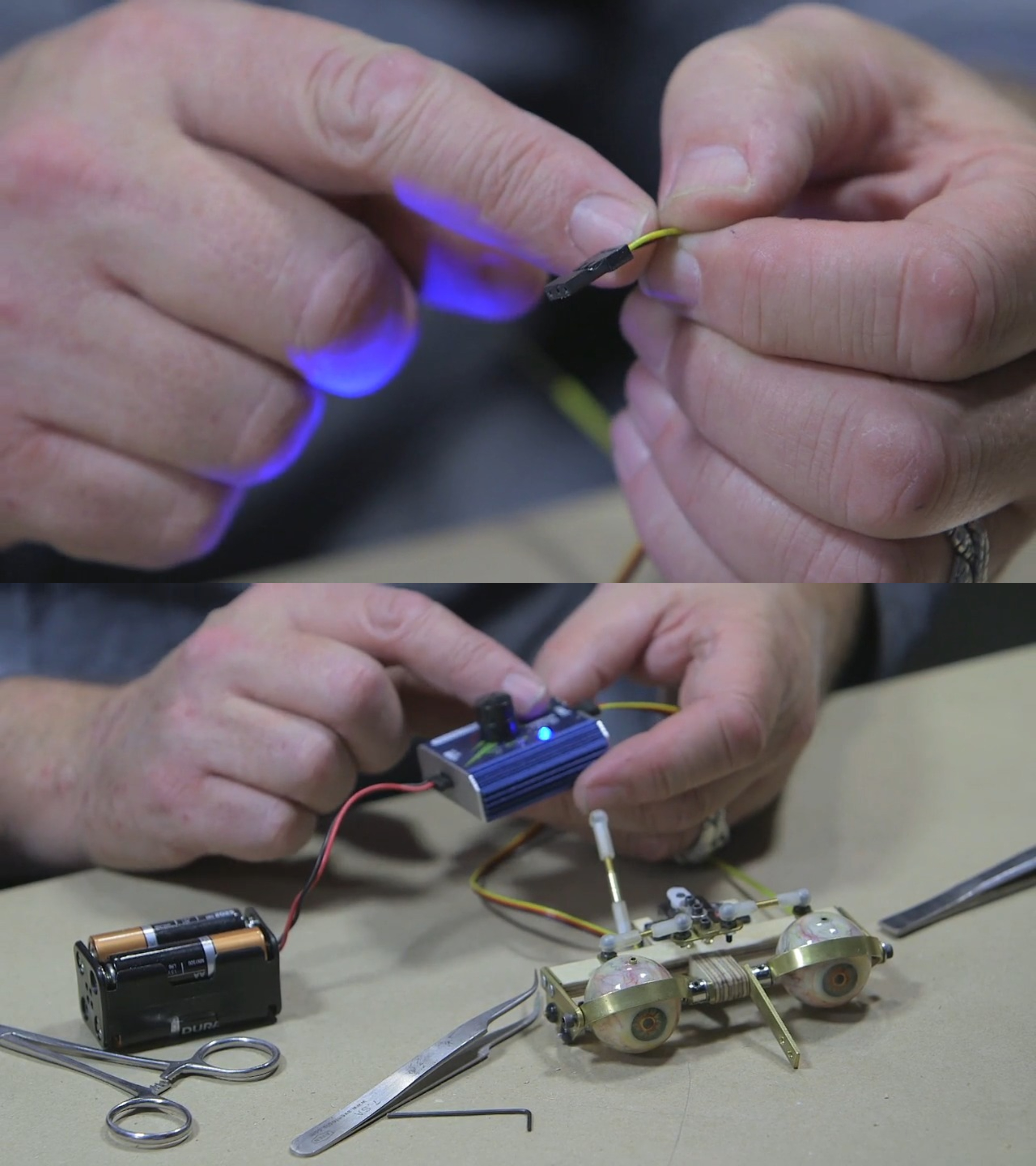 How to Build an Animatronic Head: Testing Eye Servos | Stan Winston ...