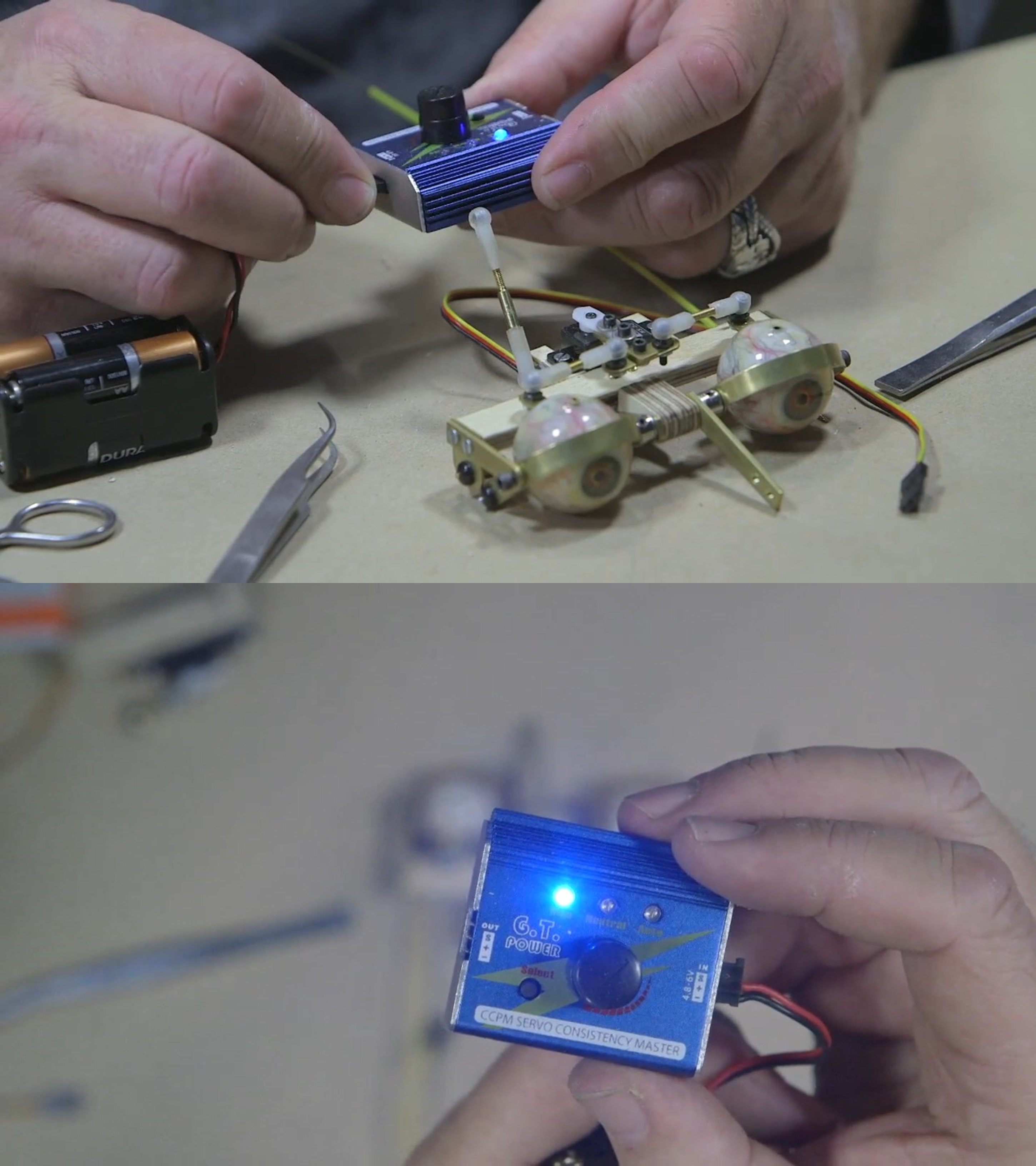 How to Build an Animatronic Head: Testing Eye Servos | Stan Winston ...