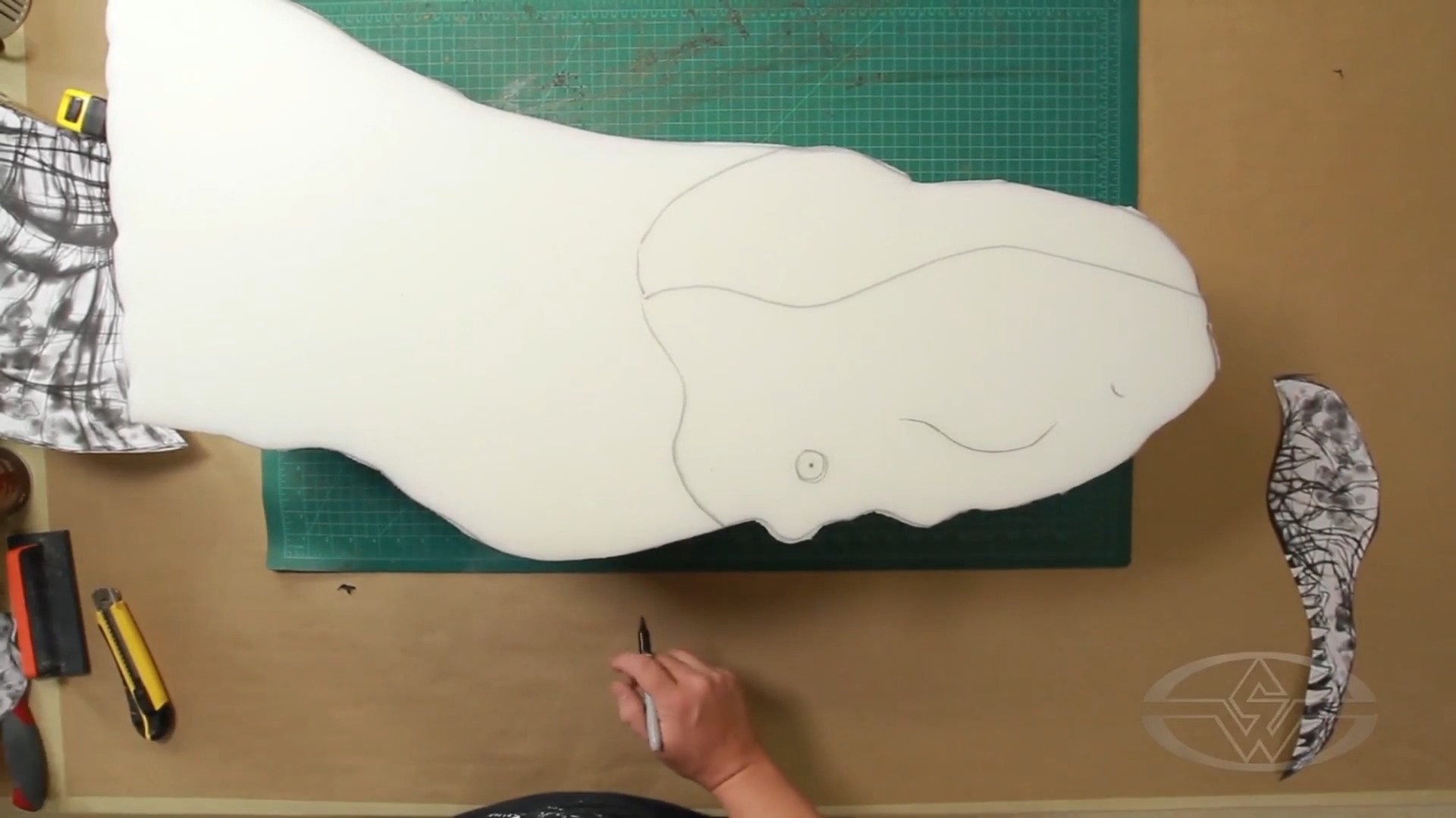 How to Make a Dinosaur: Sculpting Foam | Stan Winston School of ...