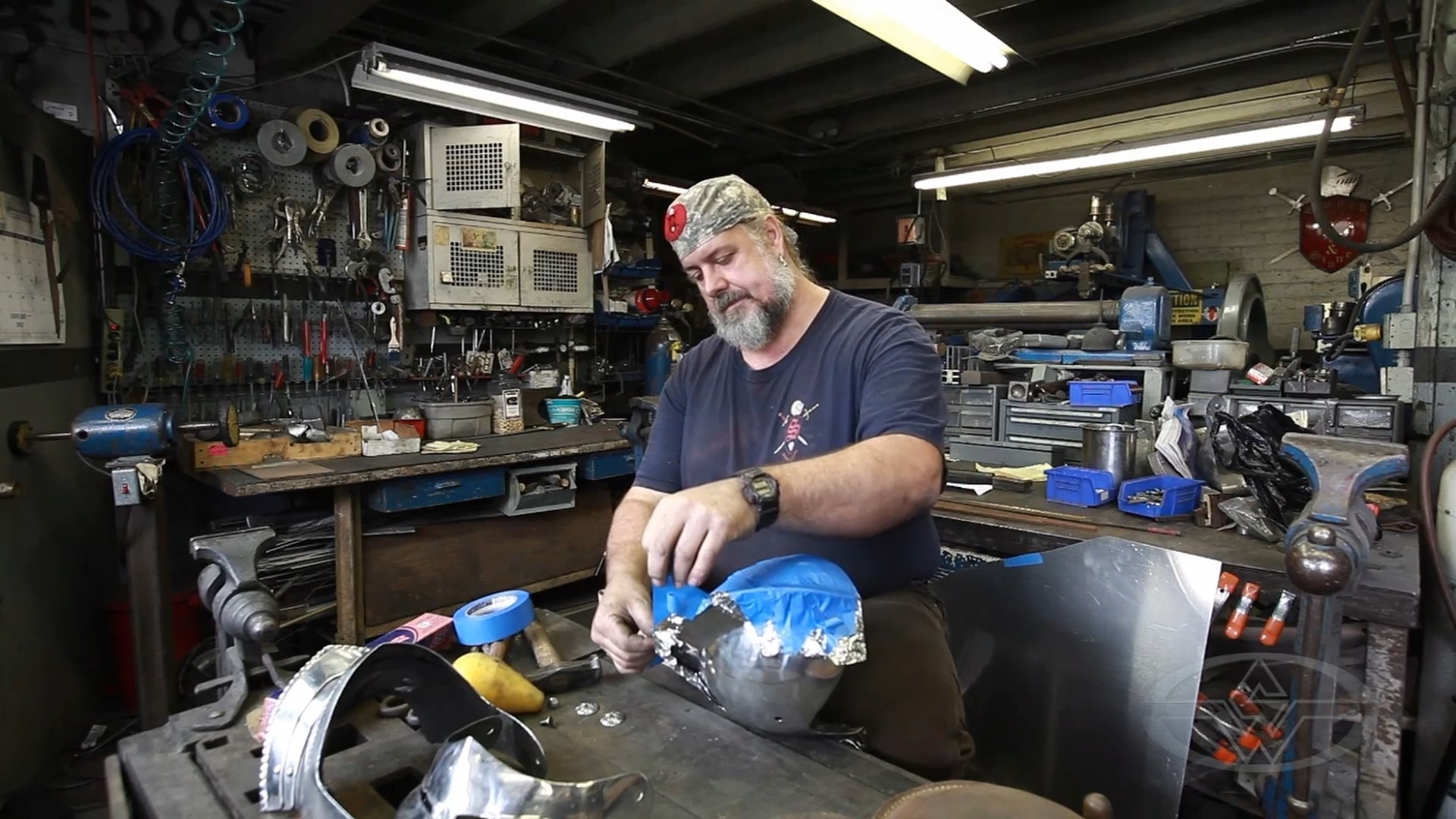 How to Make a Pattern for a Prop Armor Helmet | Stan Winston School of ...