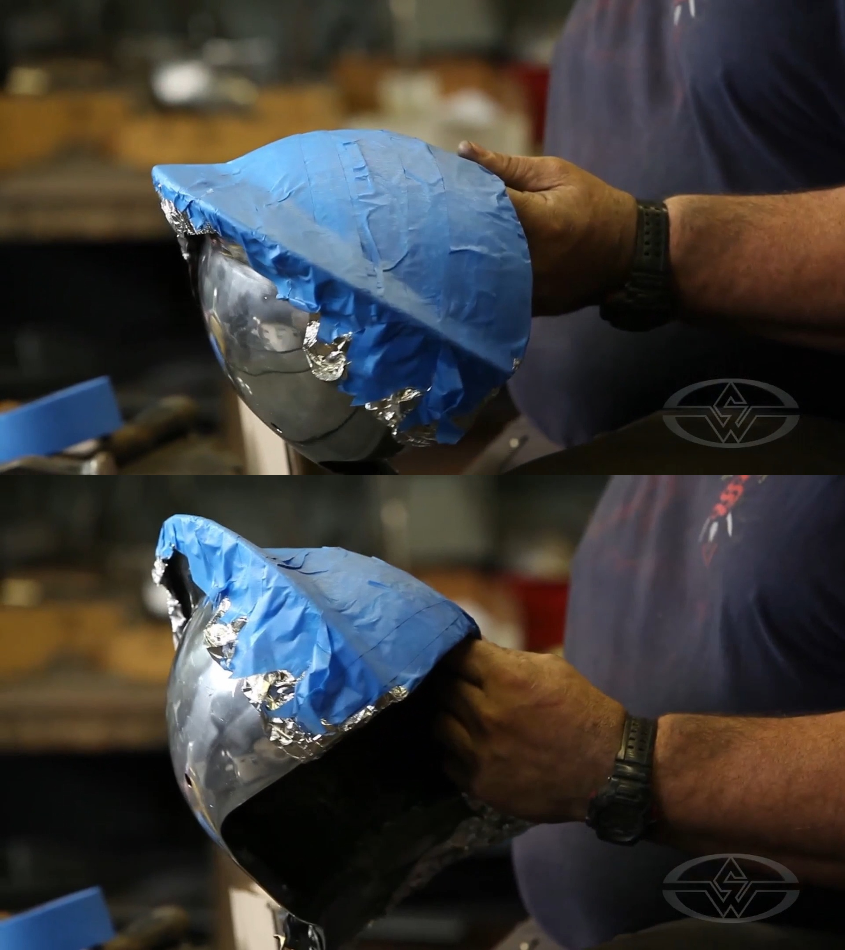 How to Make a Pattern for a Prop Armor Helmet | Stan Winston School of ...