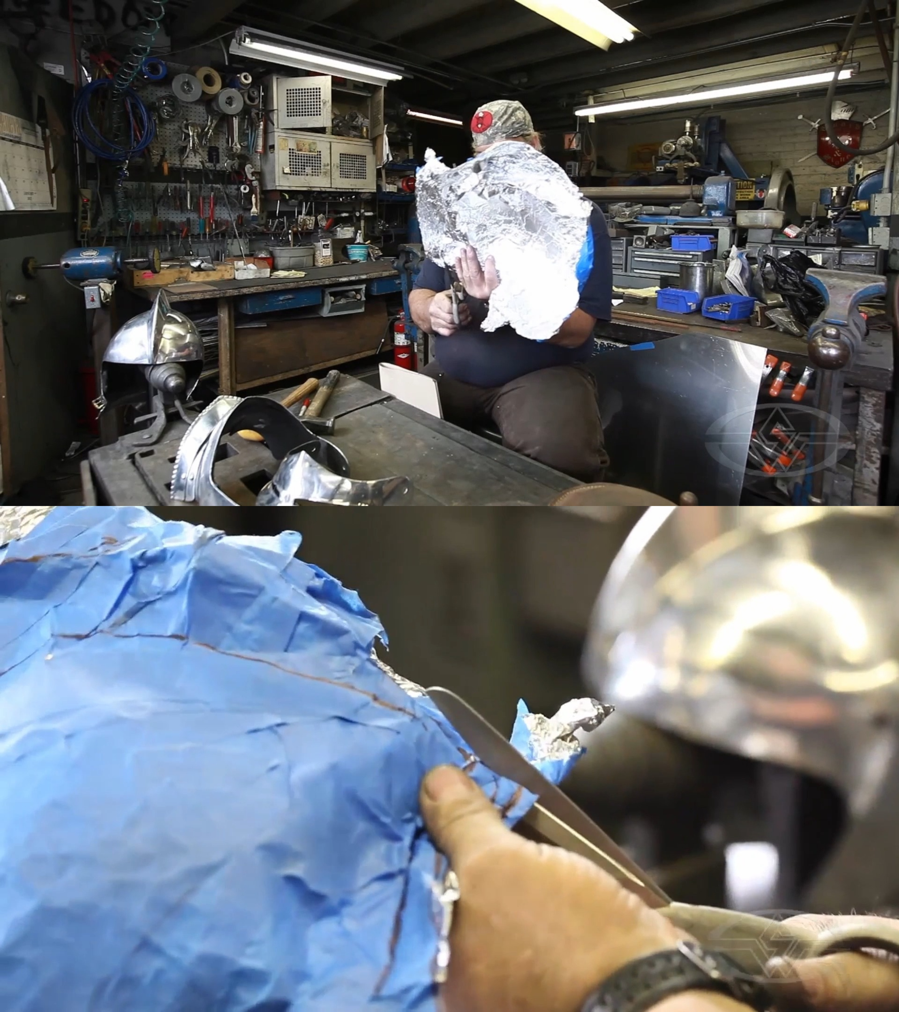 How to Make a Pattern for a Prop Armor Helmet | Stan Winston School of ...