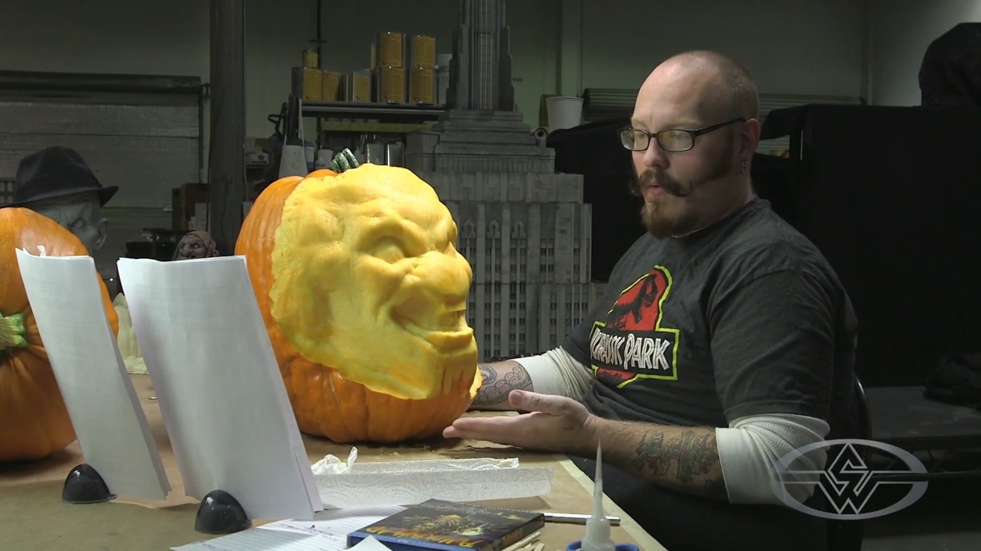 3D Pumpkin Carving: How to Attach an Extra Piece to a Pumpkin Carving ...
