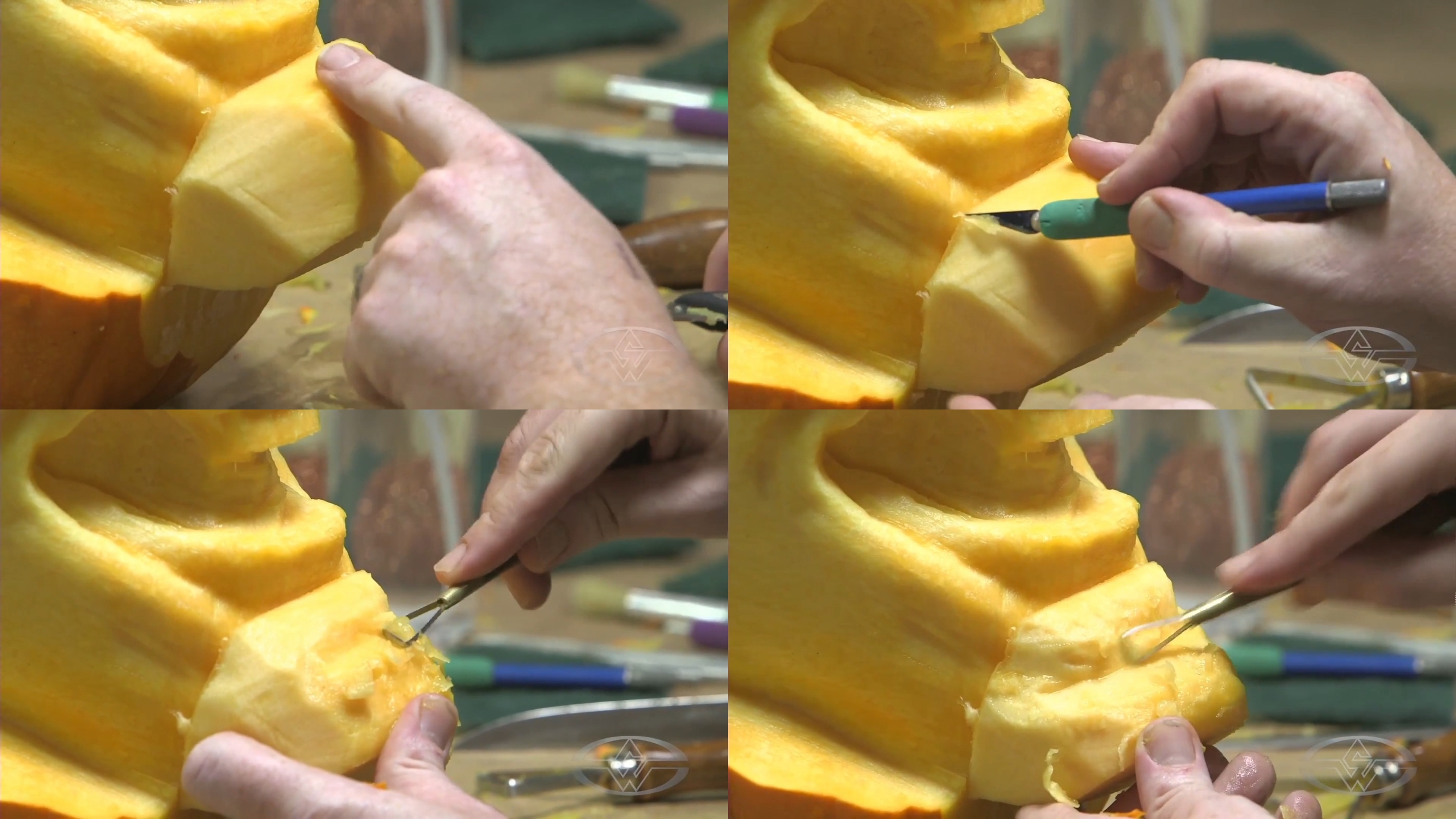 3D Pumpkin Carving: How to Attach an Extra Piece to a Pumpkin Carving ...