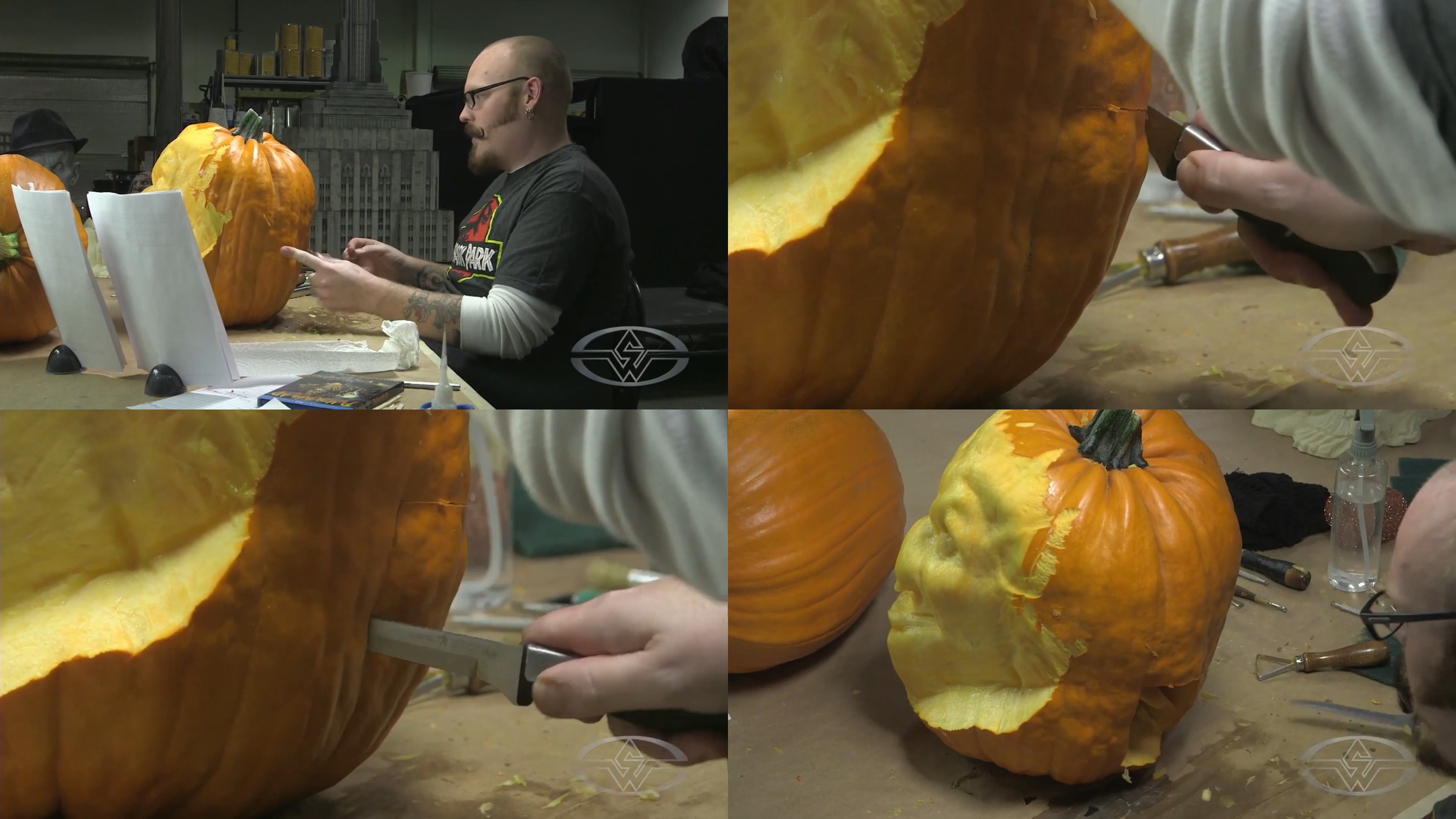 3D Pumpkin Carving: How to Attach an Extra Piece to a Pumpkin Carving ...