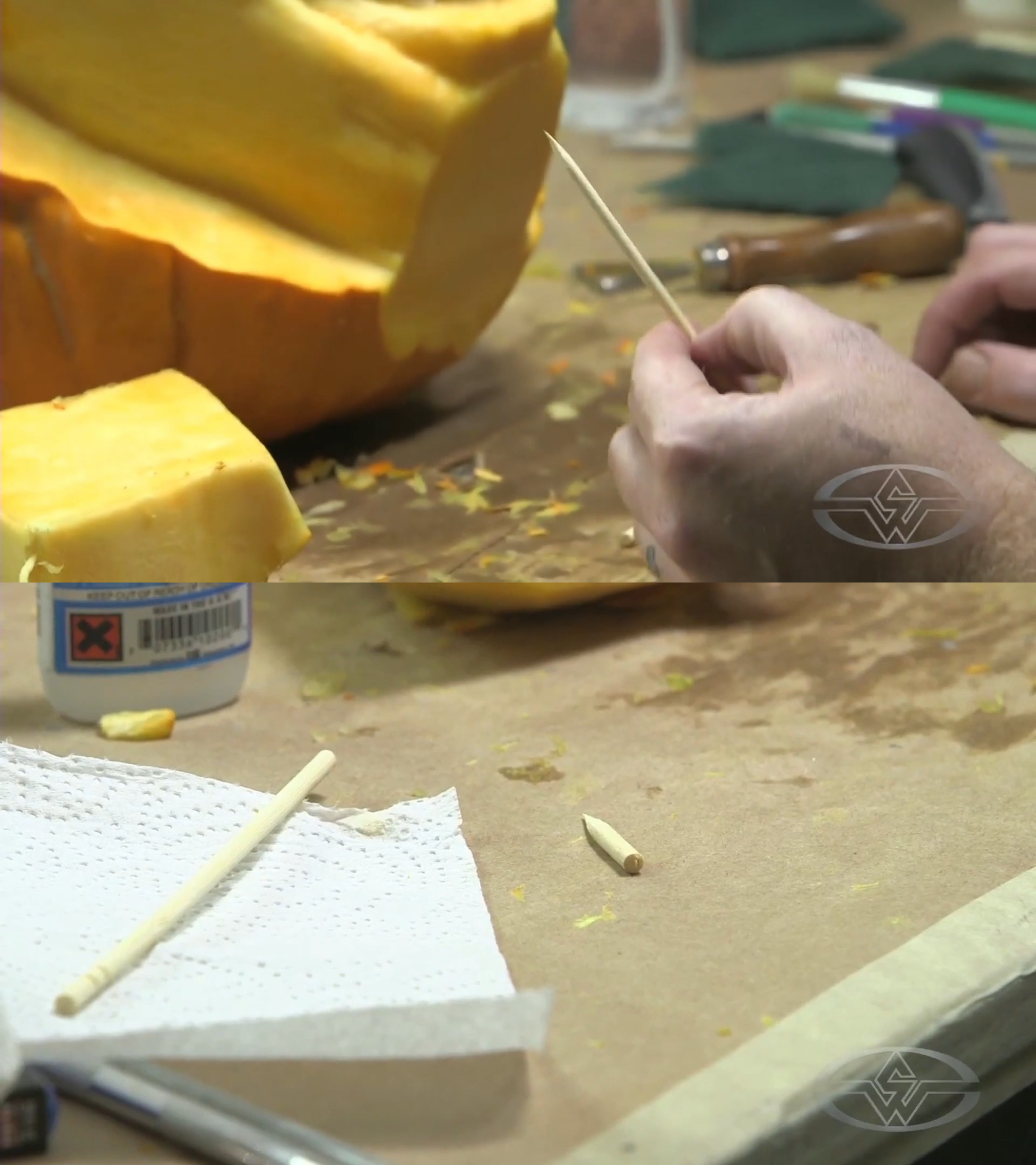 3D Pumpkin Carving: How to Attach an Extra Piece to a Pumpkin Carving ...