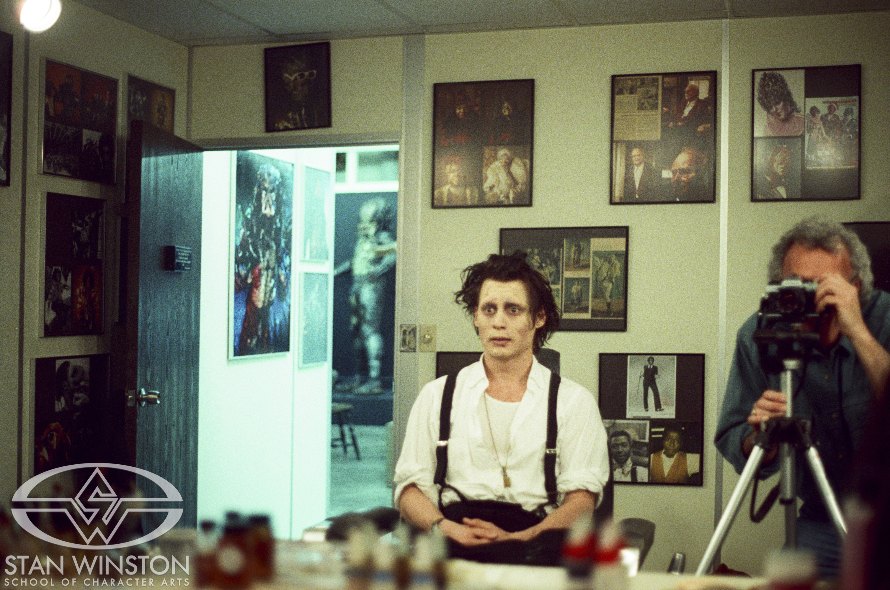 Making of Tim Burton's Edward Scissorhands - Behind the Scenes at Stan ...