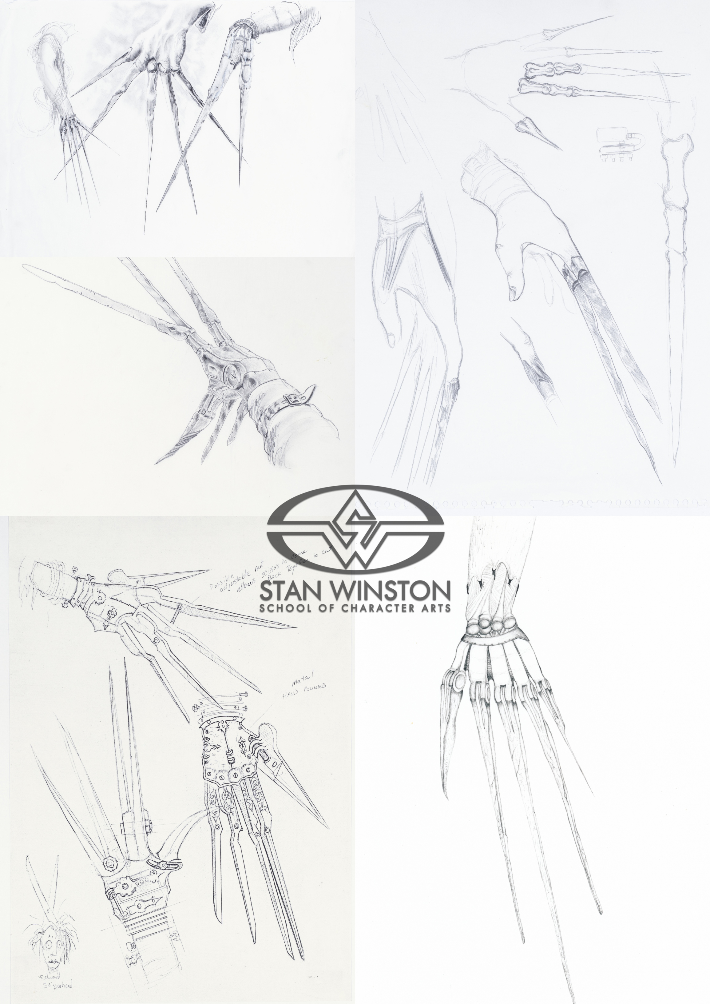 Making of Tim Burton's Edward Scissorhands - Behind the Scenes at Stan ...